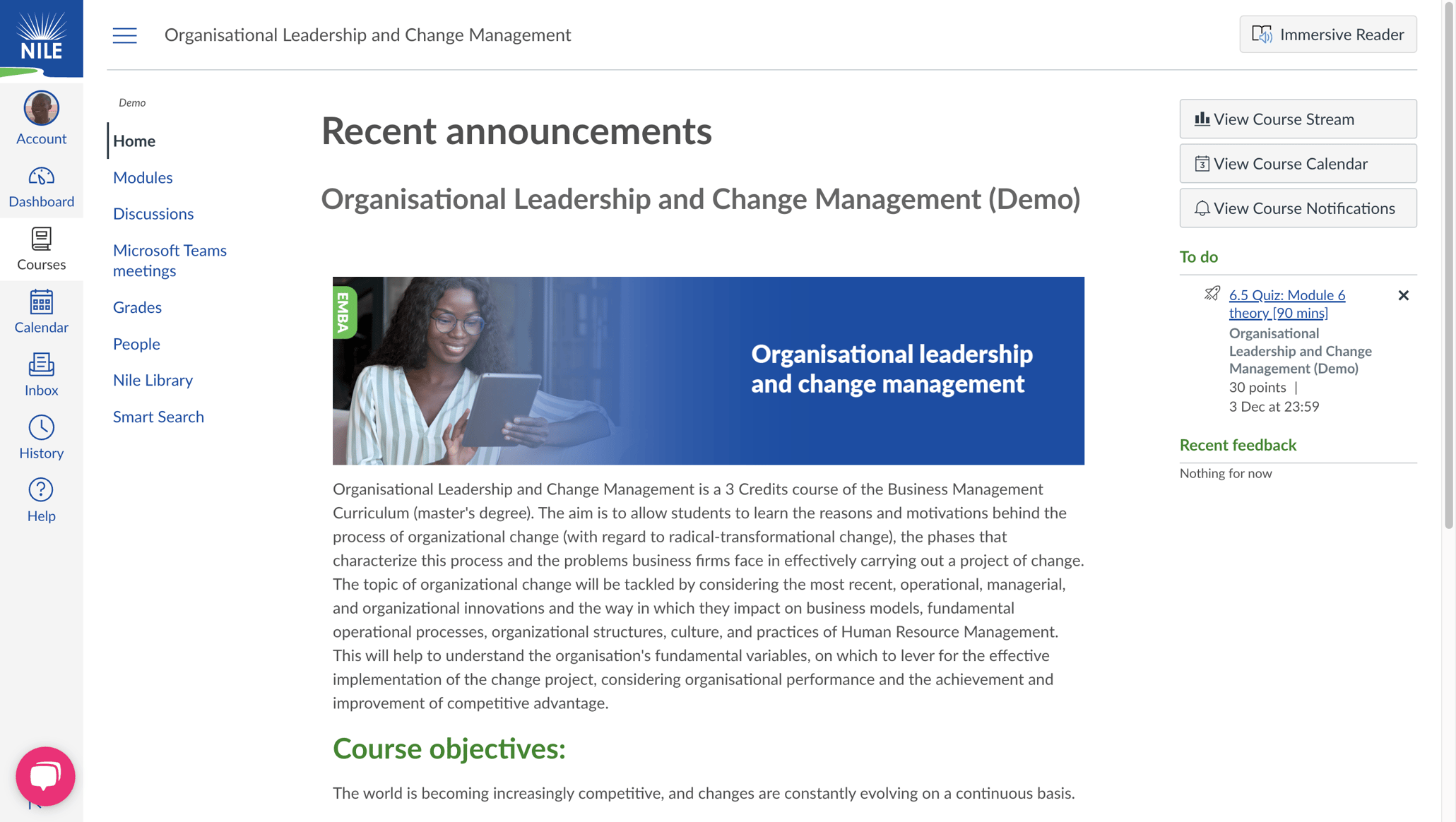 How do I access the Learning zone from the eCampus?